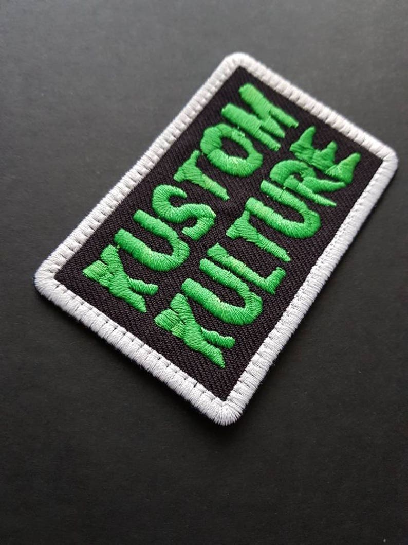 Kustom Kulture Patch. Hot Rod. Rat Rods. Kustom. Embroidered | Etsy