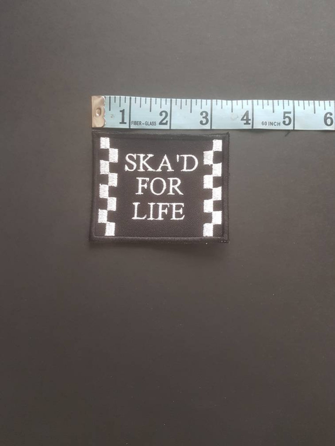 Ska Patch. 2 Tone. Rude Boy Patch. Iron on Patch. Sew on Patch. Ska'd ...