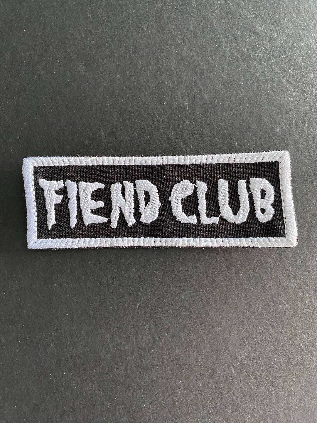 Fiend Club Patch. Misfits Inspired Iron on Patch. Embroidered Patch. - Etsy