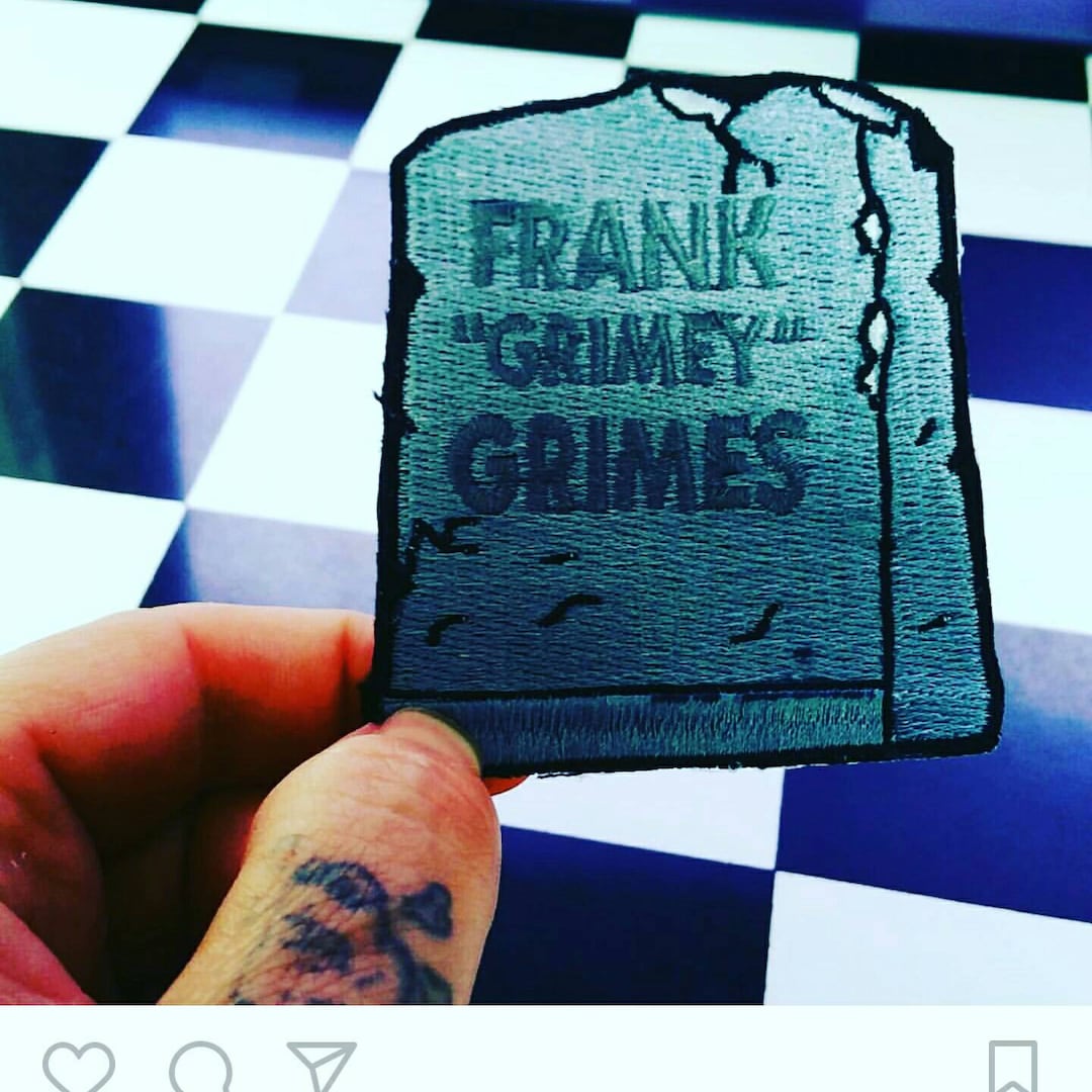 Frank Grimes ( Grimey) Patch. for the Simpsons Lovers,collectors. Old ...