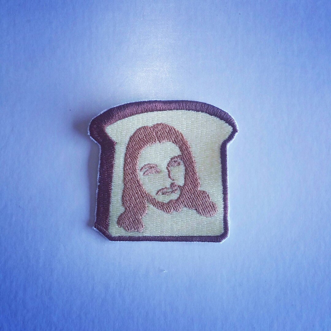 Holy Toast Patch. Jesus Patch. Holy Patch. Iron on Patch. Embroidered ...