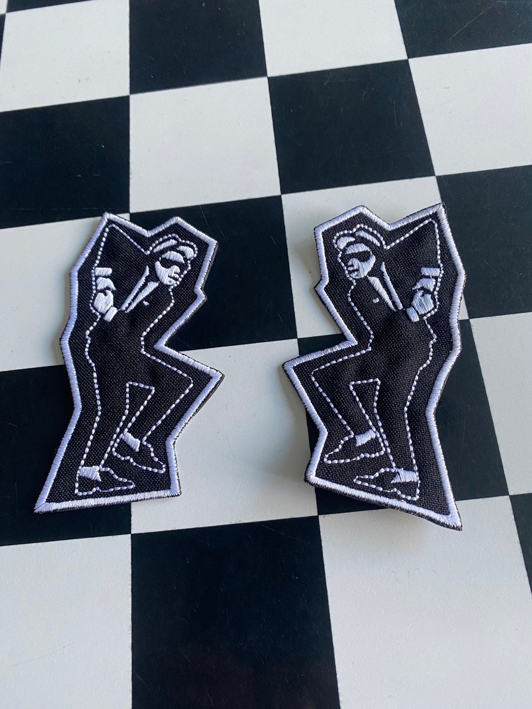 Ska Guys. 2 Tone Patch Set. 2 Ska Patches. Embroidered Patch - Etsy