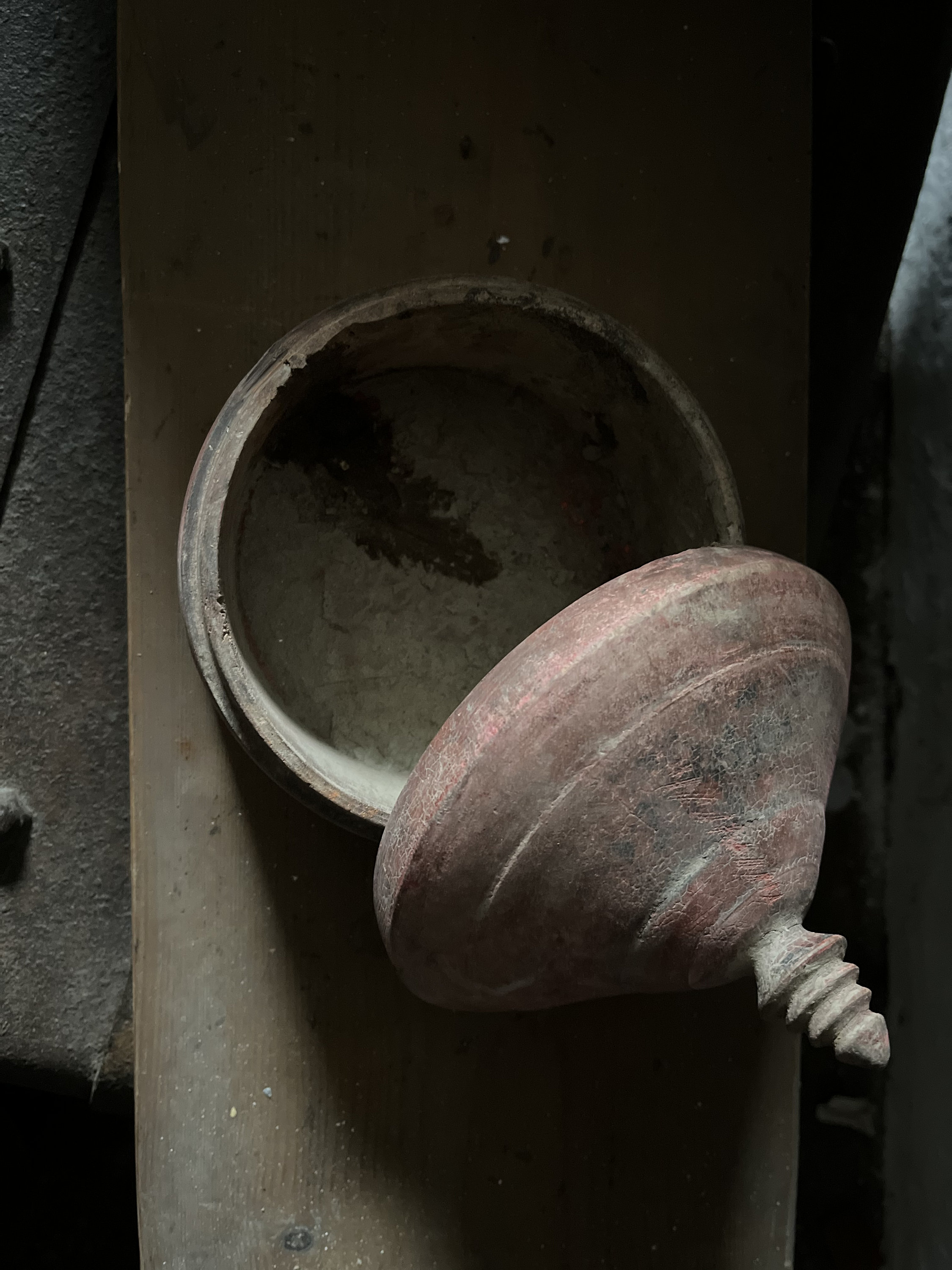 Old Wooden Lacquer Tikka Box Antique Artistic Lacquer Box Wooden Color ...