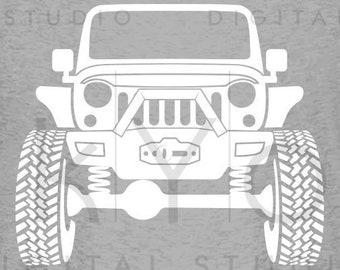 Jeep dxf file | Etsy