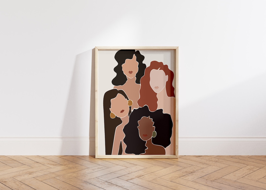Women Empowerment Poster by Wallency | Diversity Art Print | Women ...