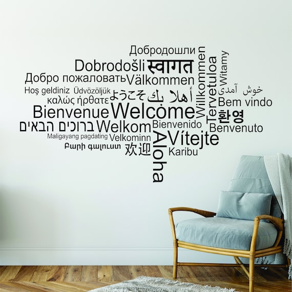 Welcome In Different Languages
