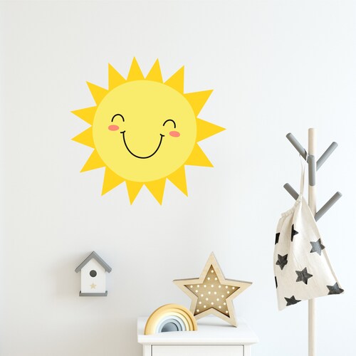 Sun Decal Sun Vinyl Decal Sun Sticker Beach Decal Lake - Etsy