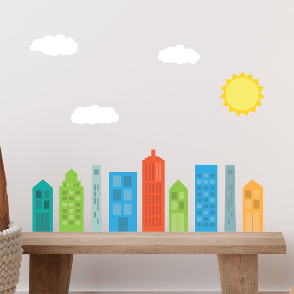 City Wall Decals - Etsy