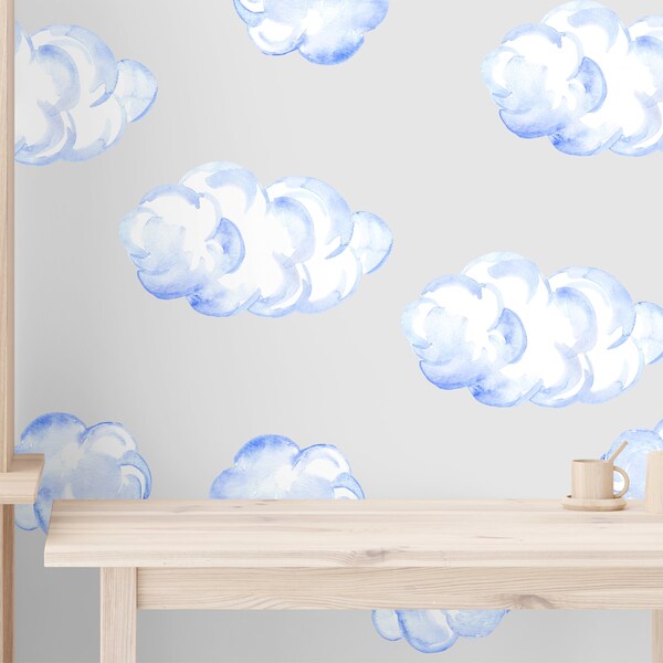 Cloud Wall Decals - Etsy