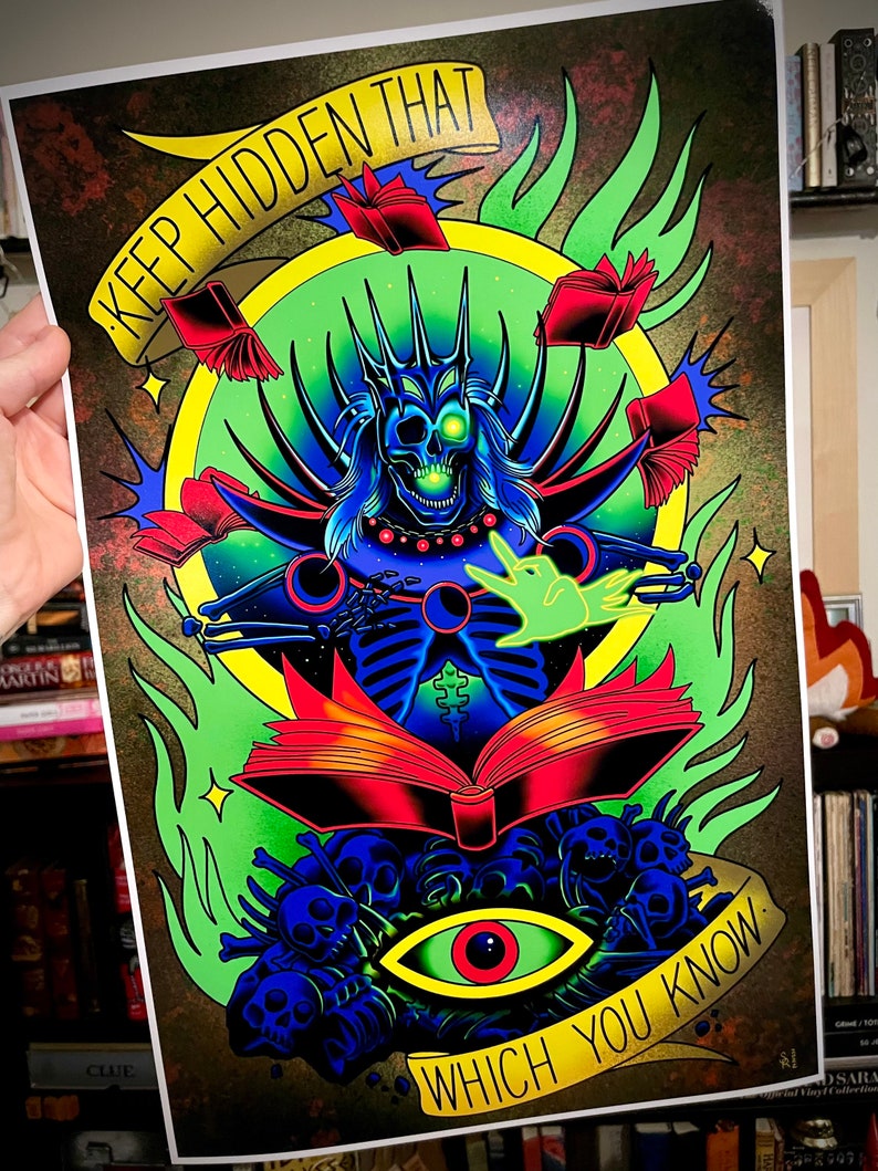 Vecna D&D/DND Tattoo Flash Sheet Art Print - Etsy