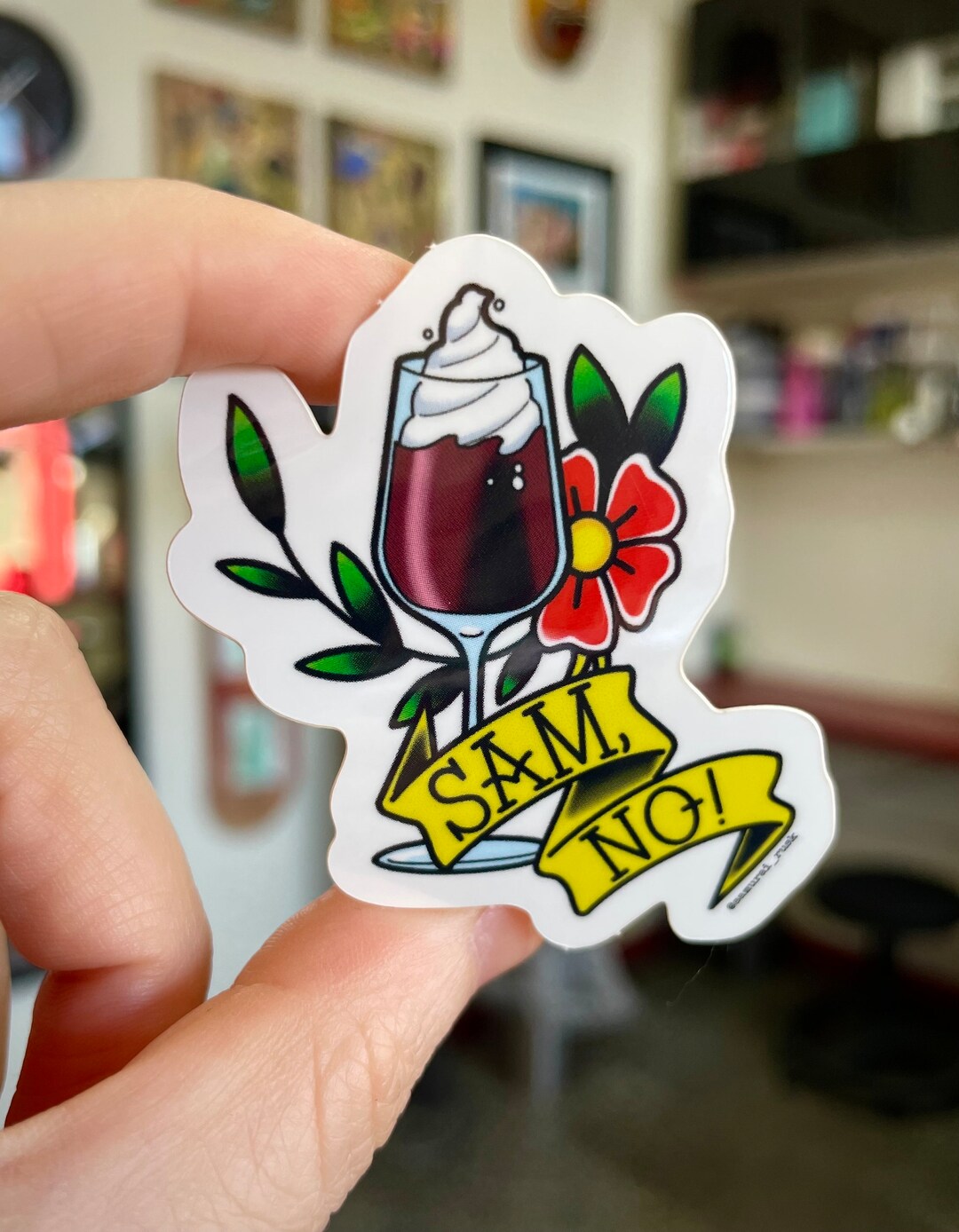 Sam, No! - Critical Role (sam Riegel Flash) - Small Sticker - Etsy