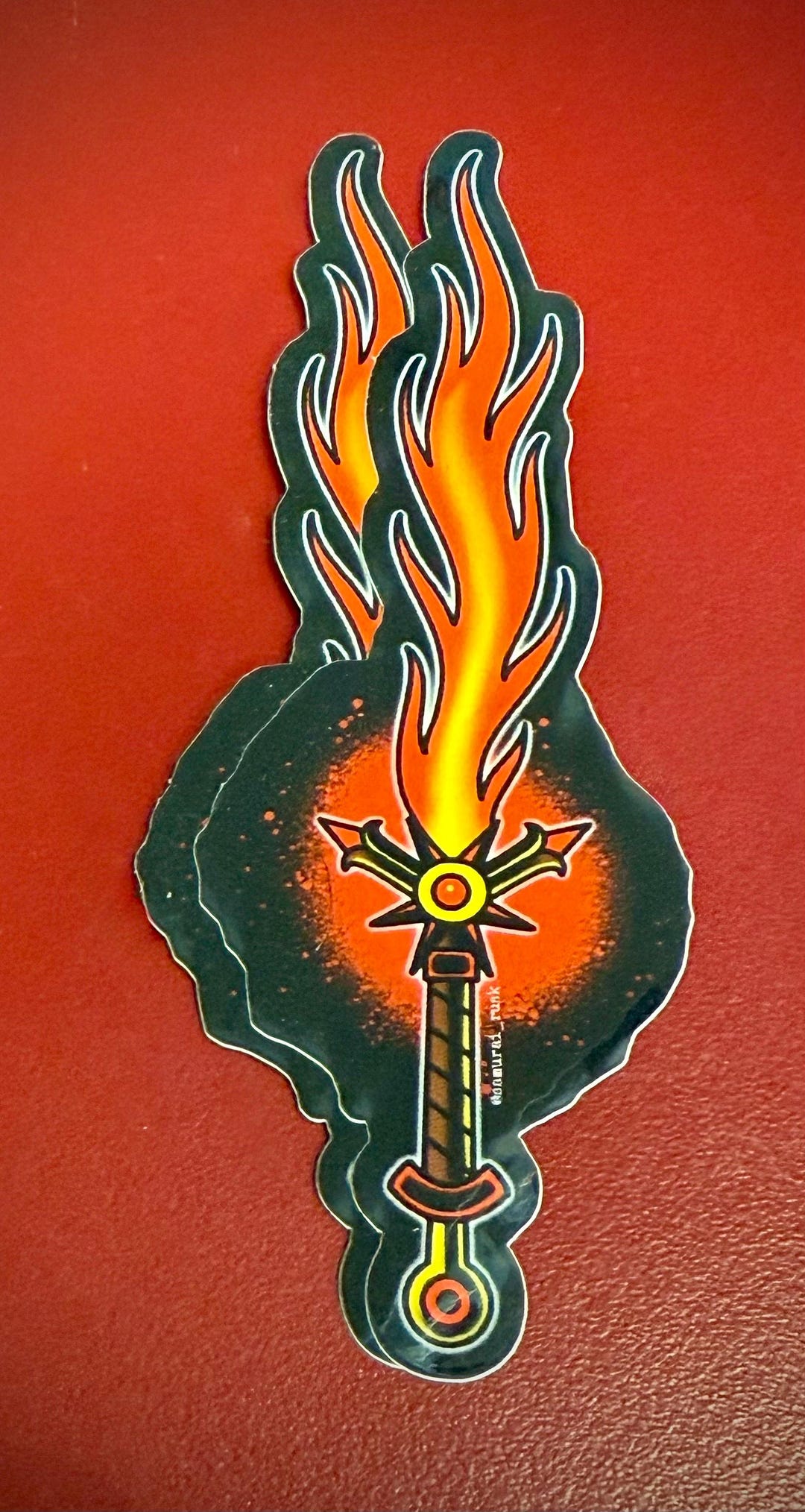 Sunsword - the Curse of Strahd - Vinyl Sticker - Tattoo Flash - Etsy