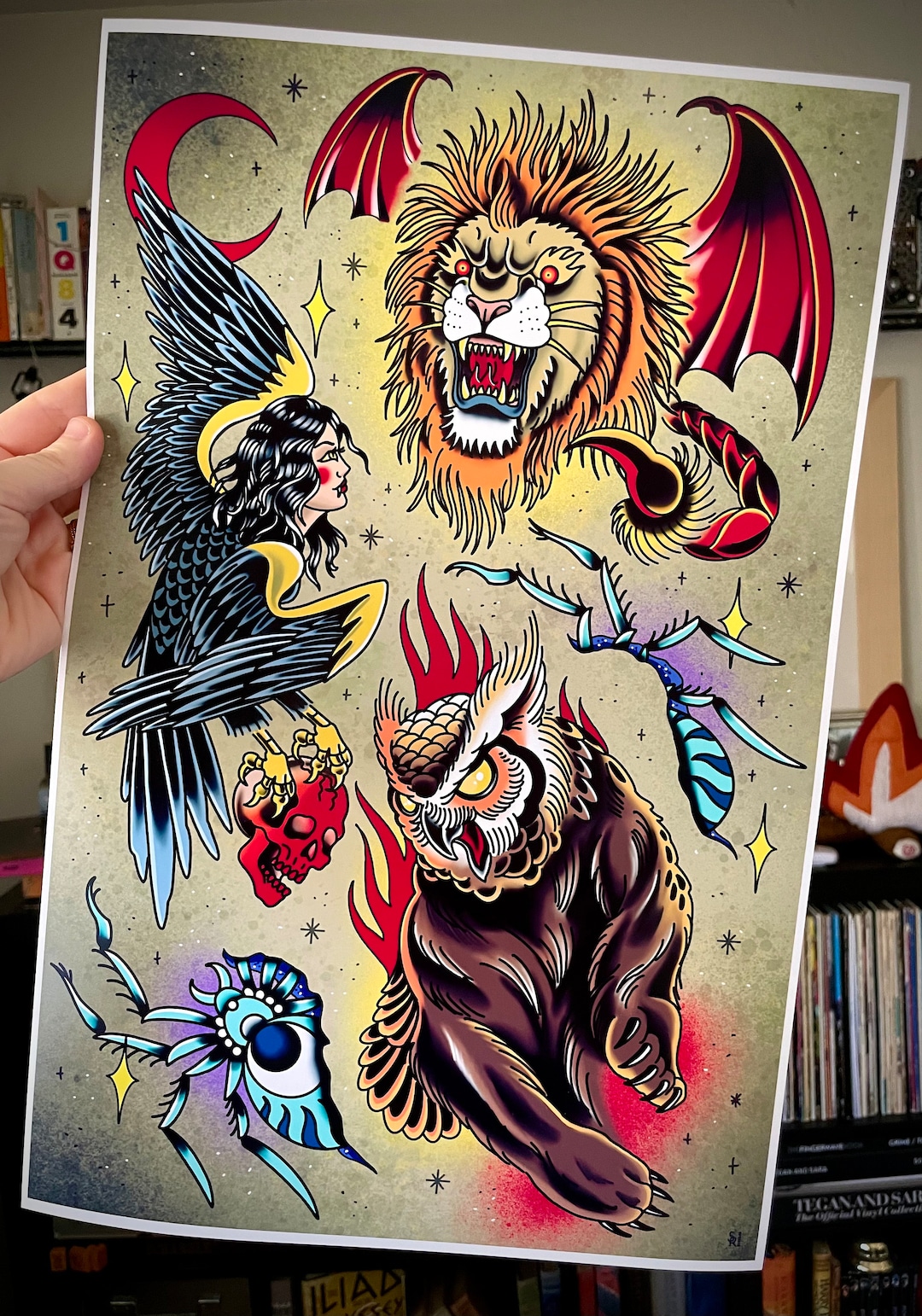 Monstrosities - Dungeons and Dragons/d&d/dnd - Tattoo Flash Sheet - Art ...