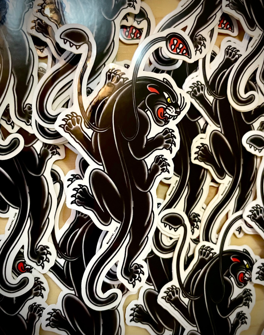 Displacer Beast Sticker - Vinyl Sticker - Tattoo Flash - Etsy