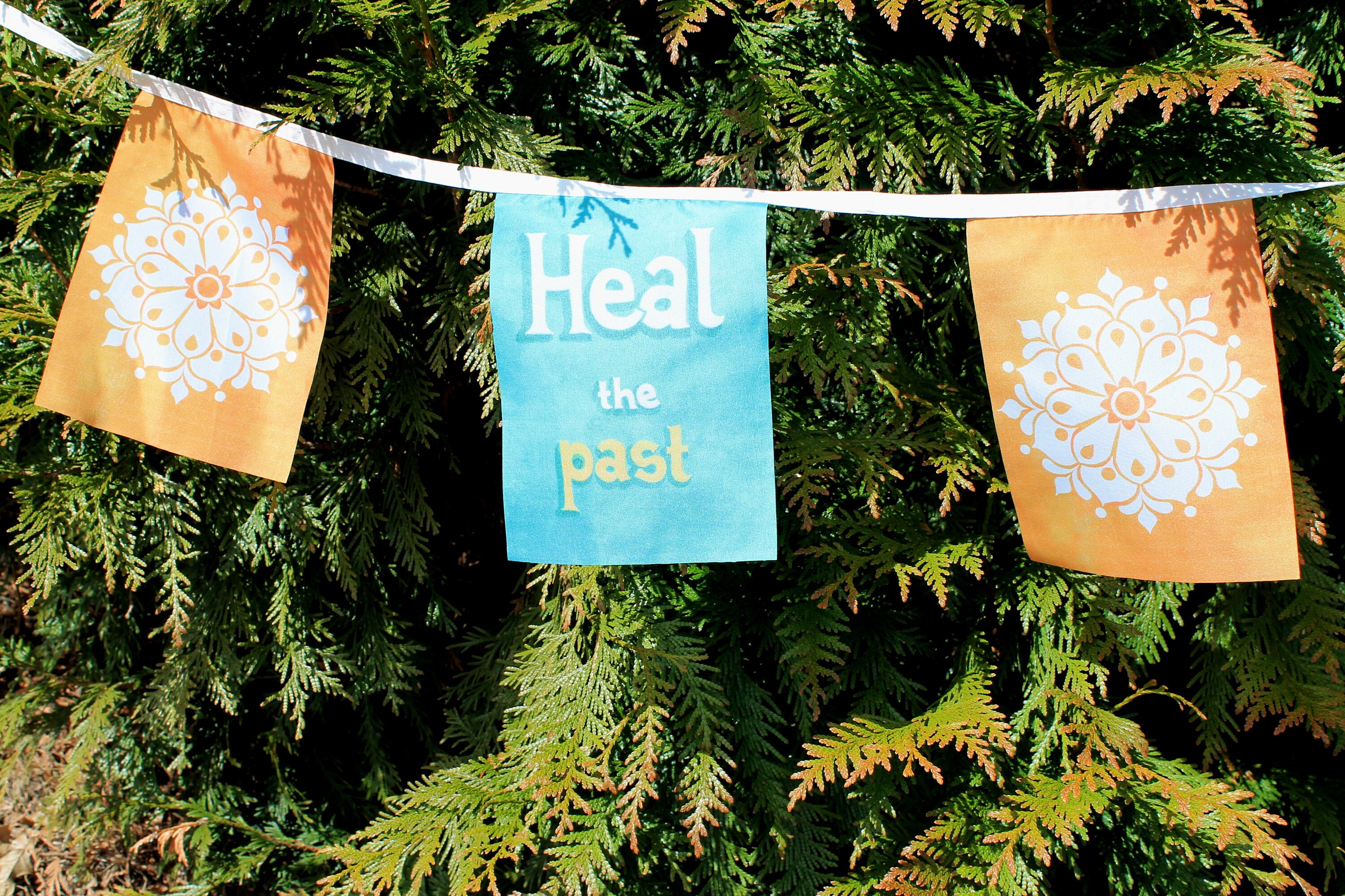 PAST PRESENT FUTURE String of Flags / Bunting / Banner - Etsy