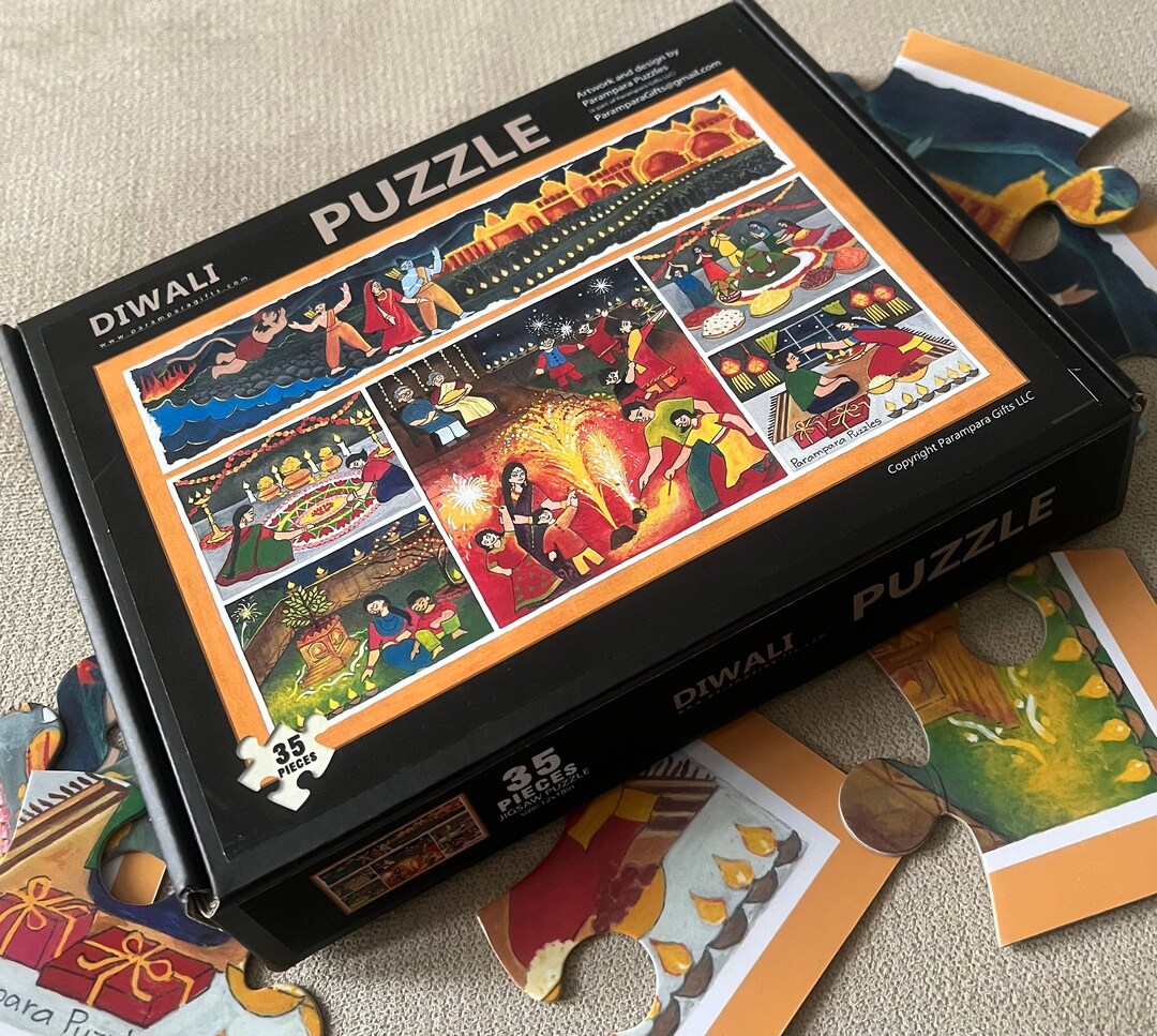 Diwali Jigsaw Puzzle - Etsy.de
