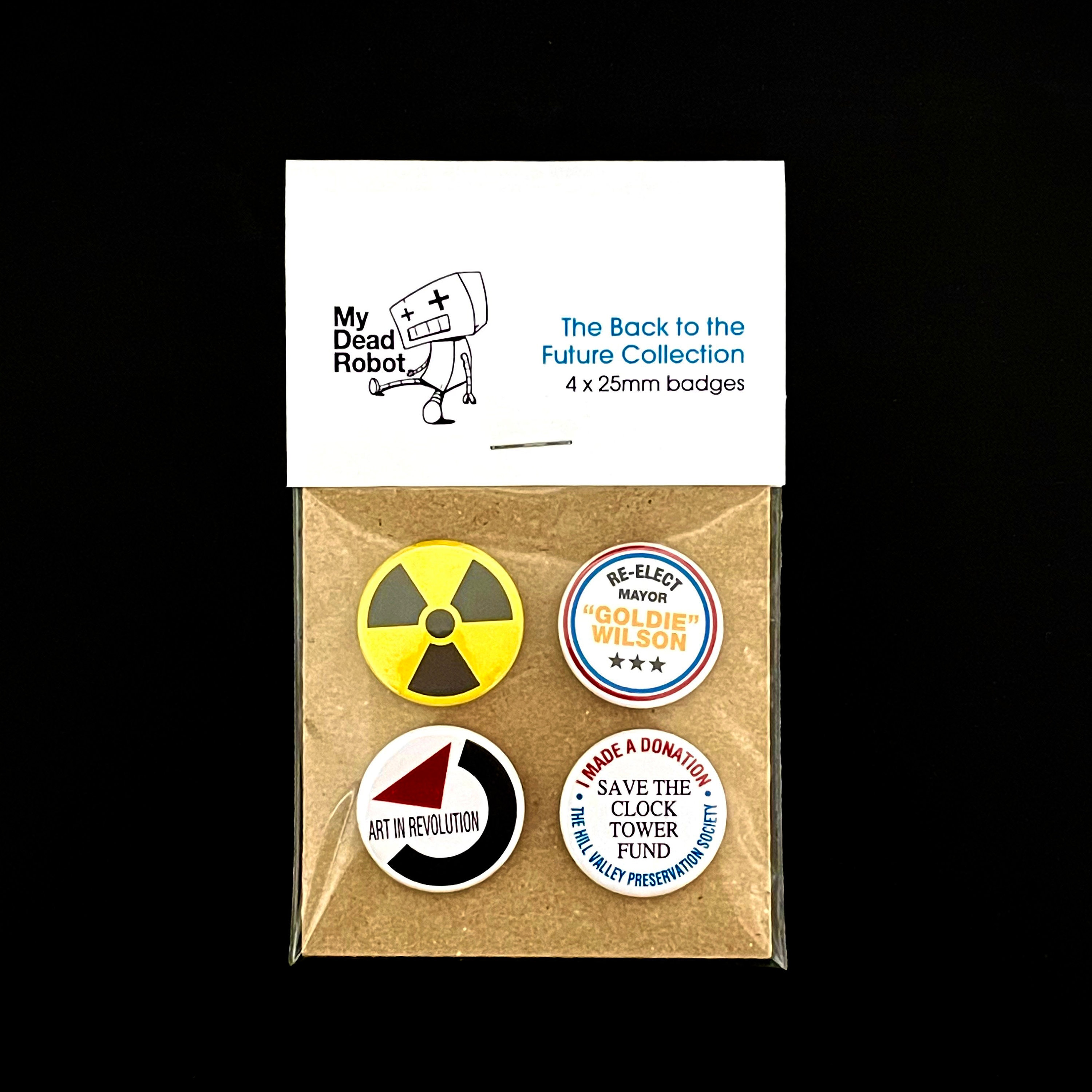 The Back to the Future Collection 25mm Button Badges - Etsy UK