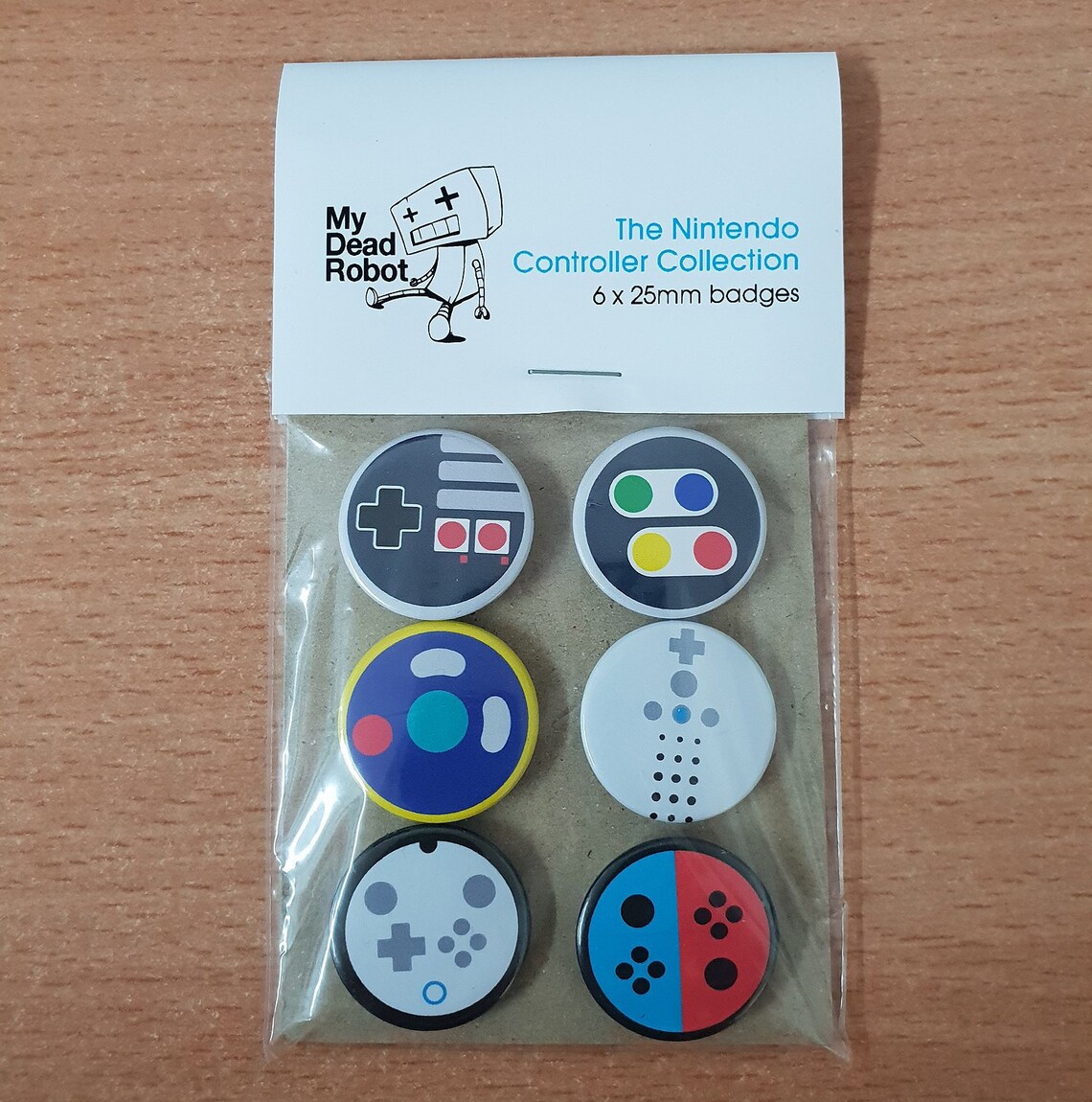 The Nintendo Controller Collection 25mm Button Badges - Etsy