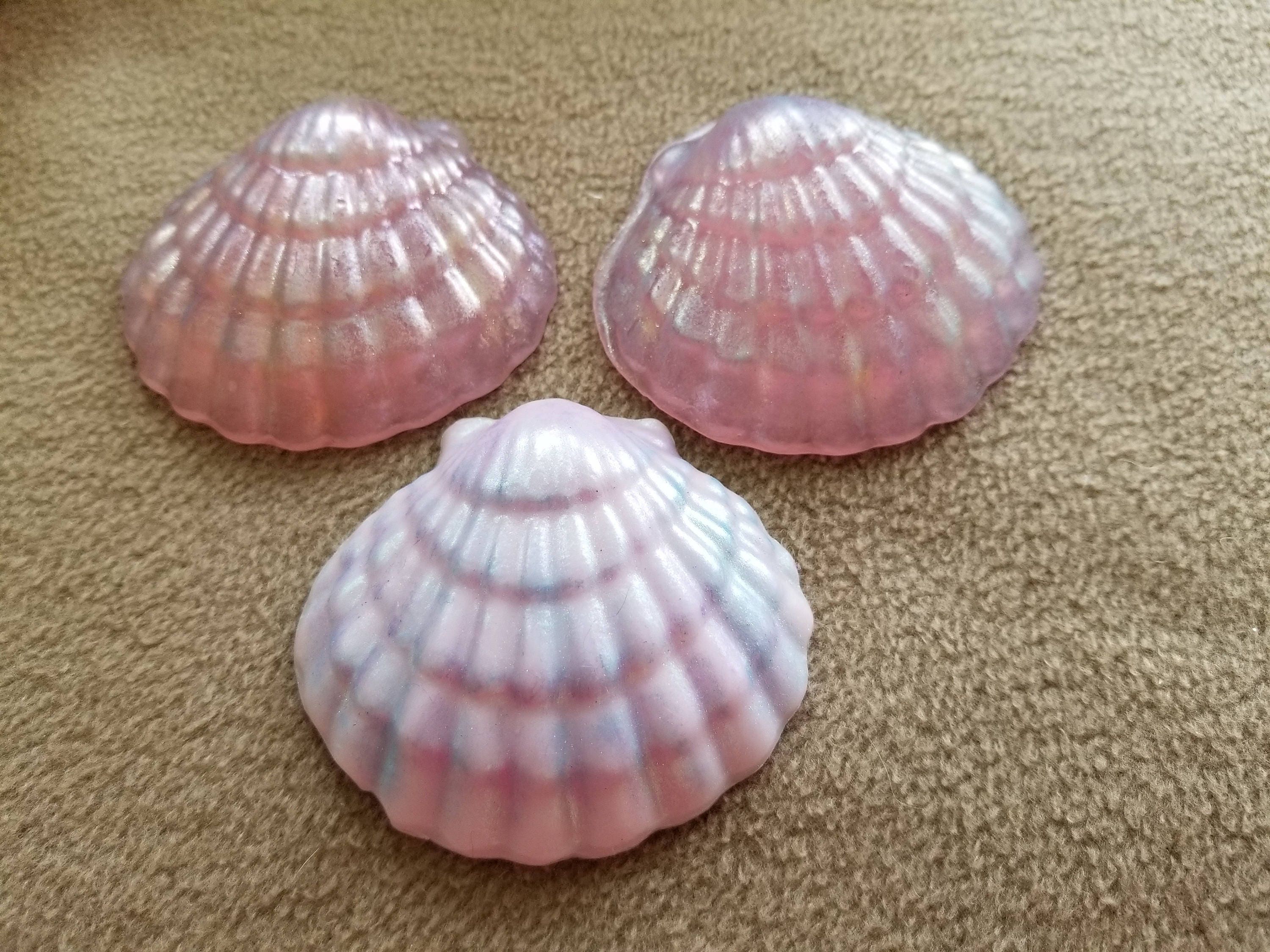 Soap - Sea Shell Soap - Set of Four Scallop Shell Soaps - Etsy