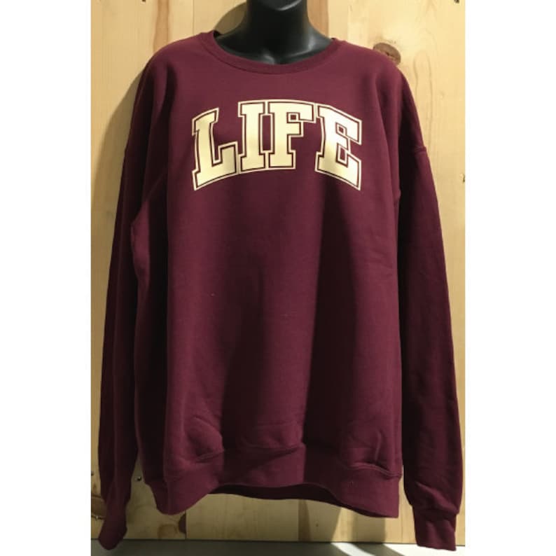 Life Unisex Crew Neck Sweatshirt / Life Inspired Pull Over - Etsy