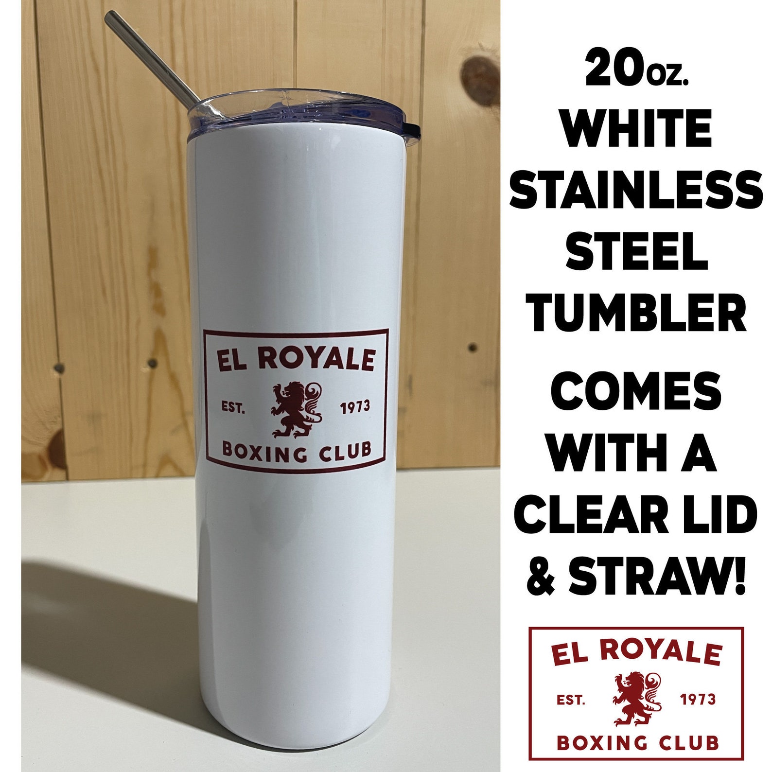 El Royale Boxing Club Riverdale 20oz Stainless Steel Tumbler - Etsy