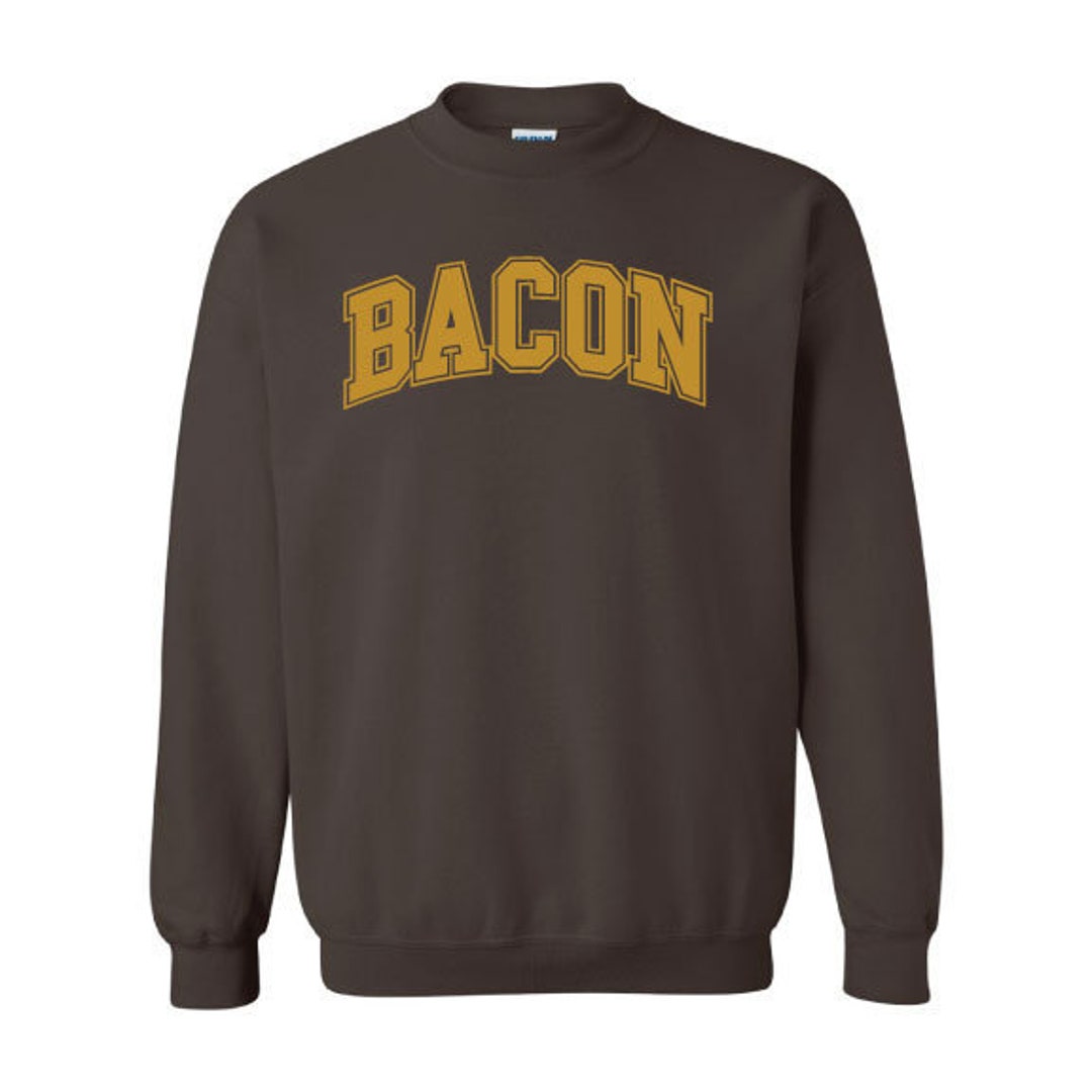 Bacon Unisex Crew Neck Sweatshirt / Bacon Inspired Pull Over Crewneck ...