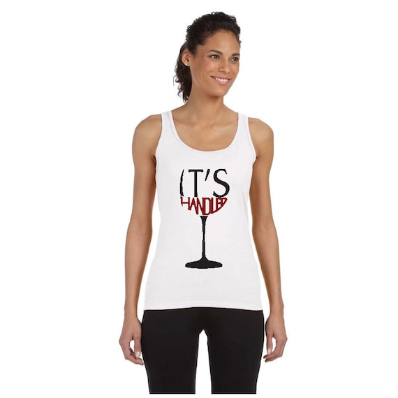 It's Handled Wine Glass Scandal Shirt Tank Top Olivia - Etsy