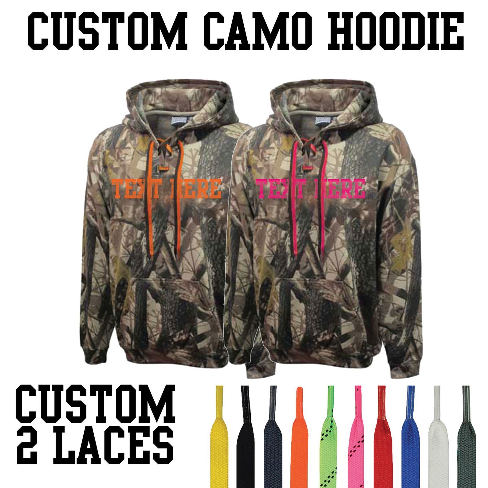 Custom Personalized Camo Hoodie Perfect for Hunting Season With Double ...