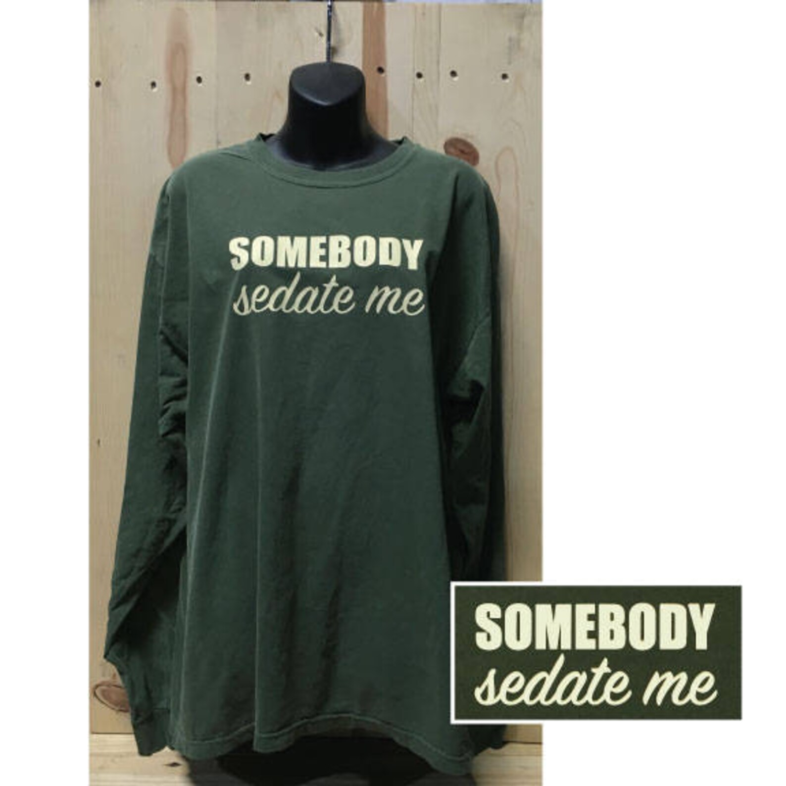 Grey's Somebody Sedate Me Comfort Colors Long Sleeve - Etsy