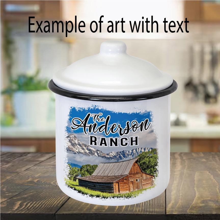 Customize Your Canister With Lid Using Your Own Photo, Art, Child's Art ...