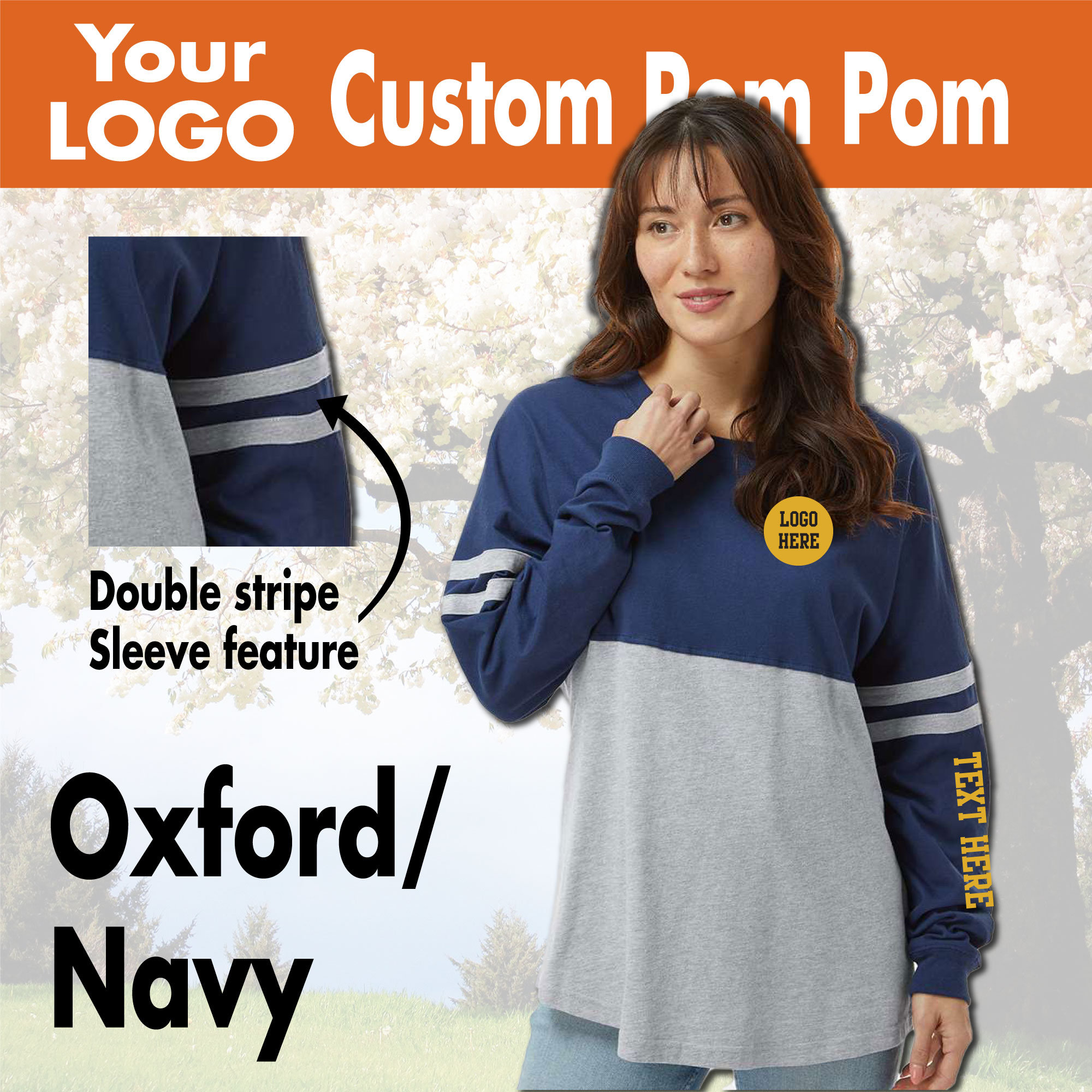 BOXERCRAFT Custom Pom Pom Jersey Left Chest Logo/personalized Billboard ...