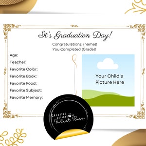 Homeschool Year Completion Certificate: Printable Template, Editable ...