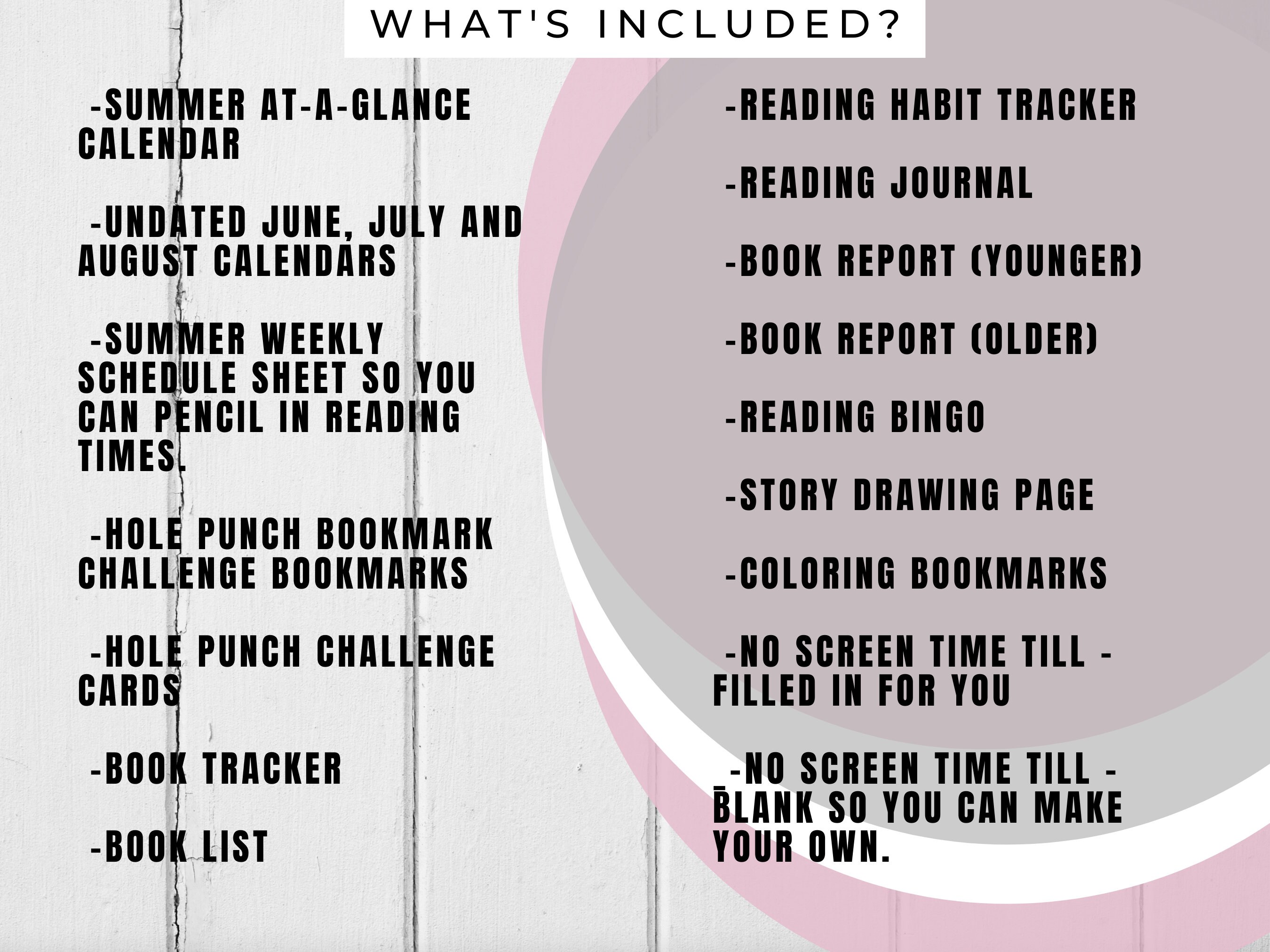 Printable Summer Reading Challenge Binder - Printable Reading Challenge ...