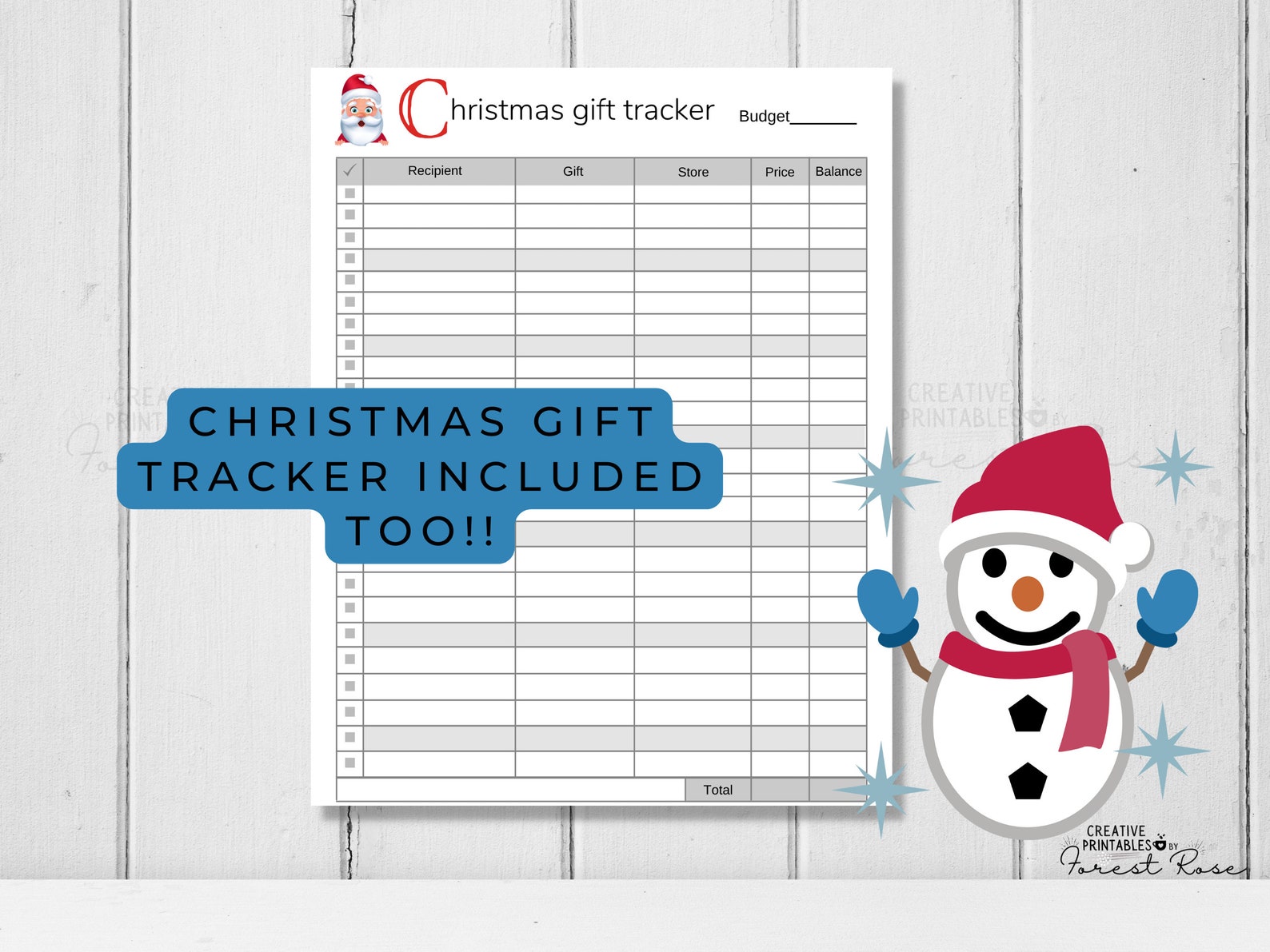 Printable Secret Santa Questionnaire for Gift Exchange, Secret Santa ...