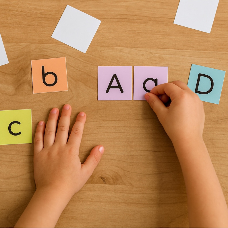 Alphabet Memory Game Printable | Upper and Lowercase Letter Matching ...