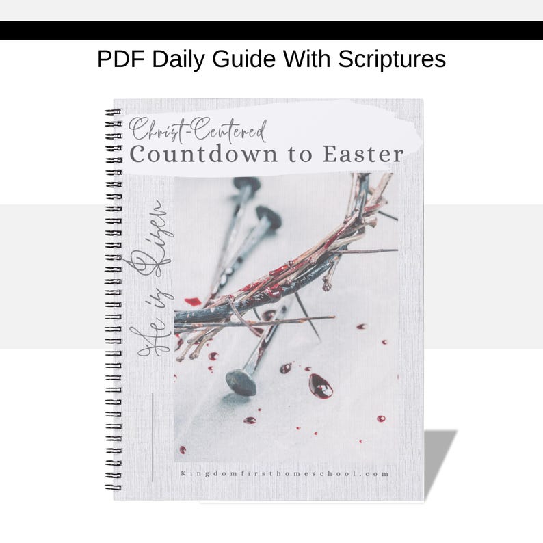 Easter Countdown Coloring Pages: Christ-centered Resurrection Story ...