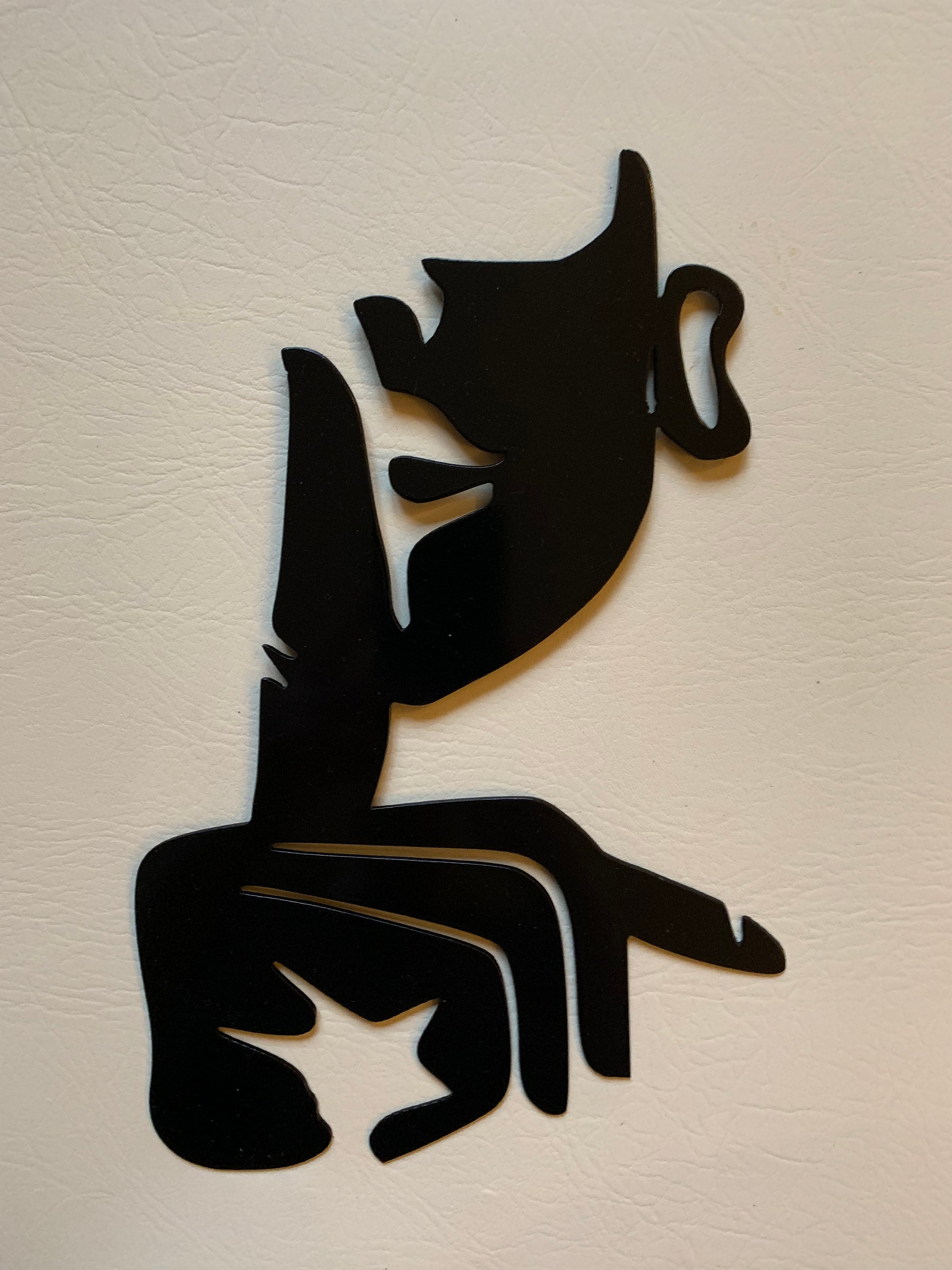 Face & Finger Shhh Metal Wall Art 3 Sizes - Etsy