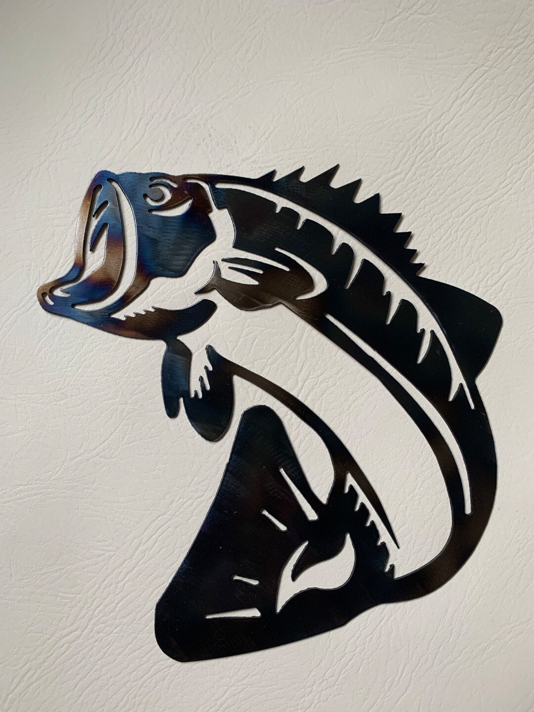 Bass Fish Metal Wall Art - Etsy
