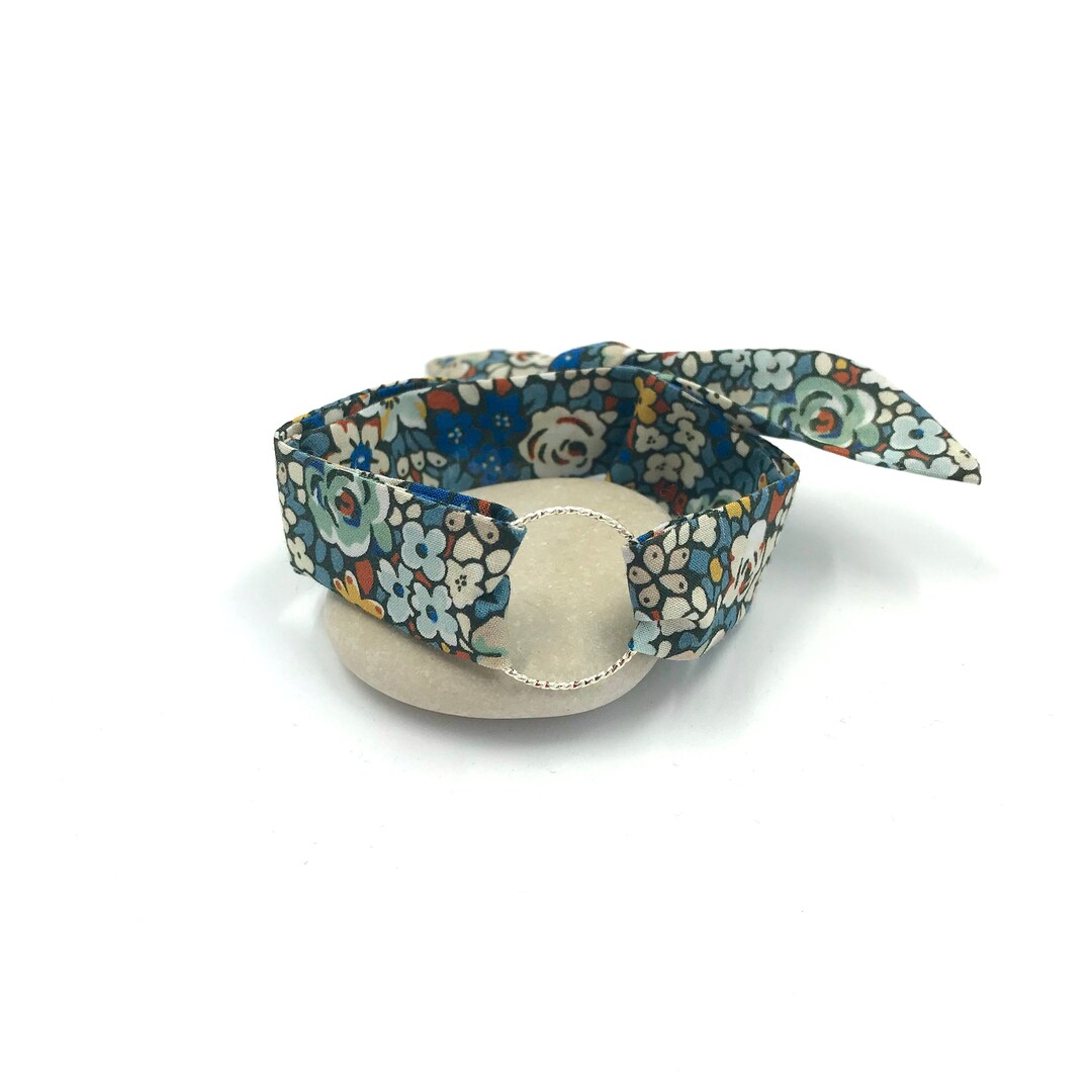 Pulsera de corbata con anillo de plata Liberty Emma Louise - Etsy España