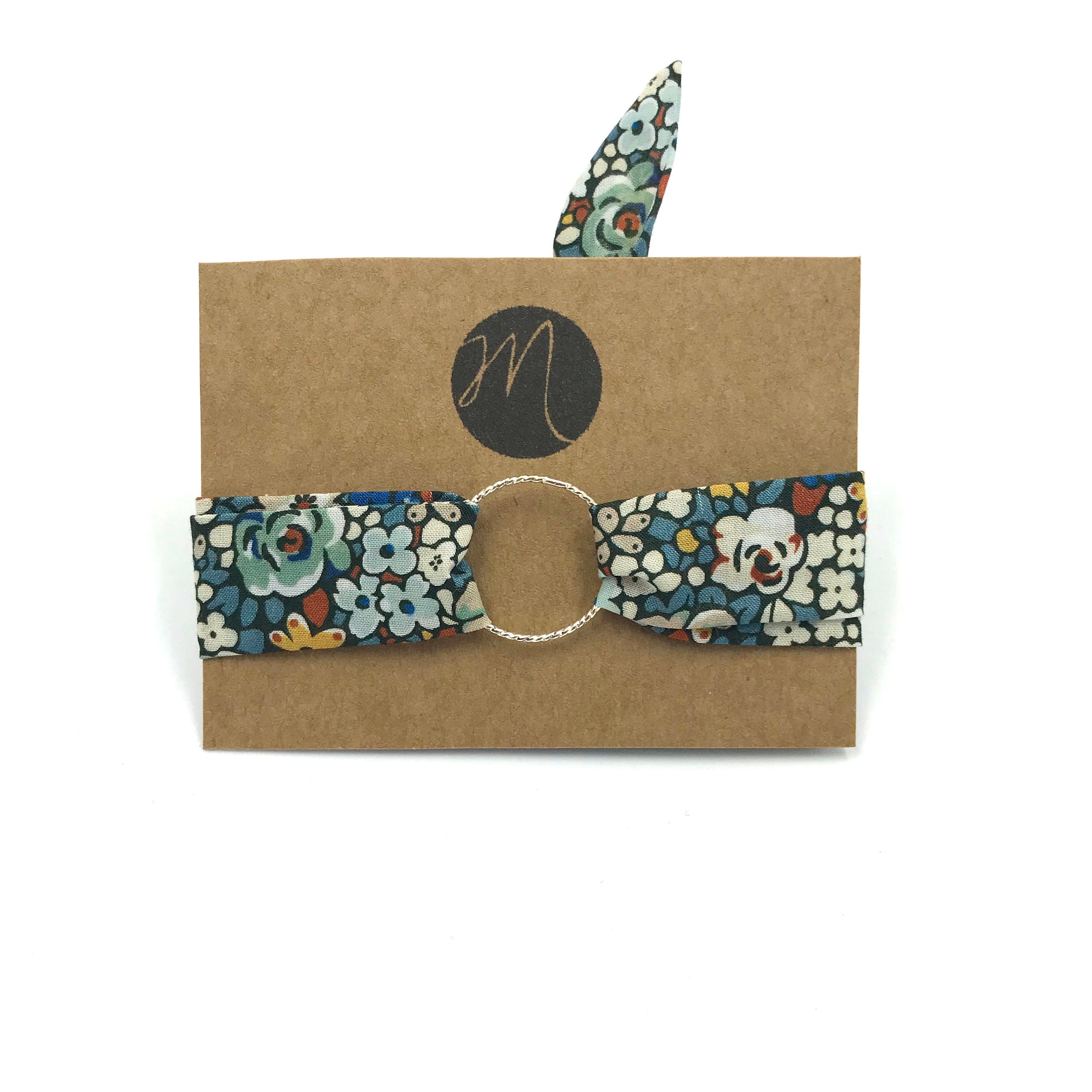 Pulsera de corbata con anillo de plata Liberty Emma Louise - Etsy España
