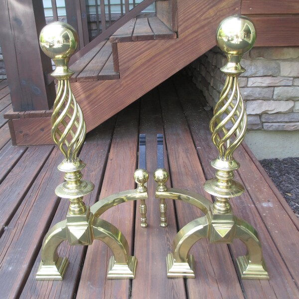 Large Andirons - Etsy