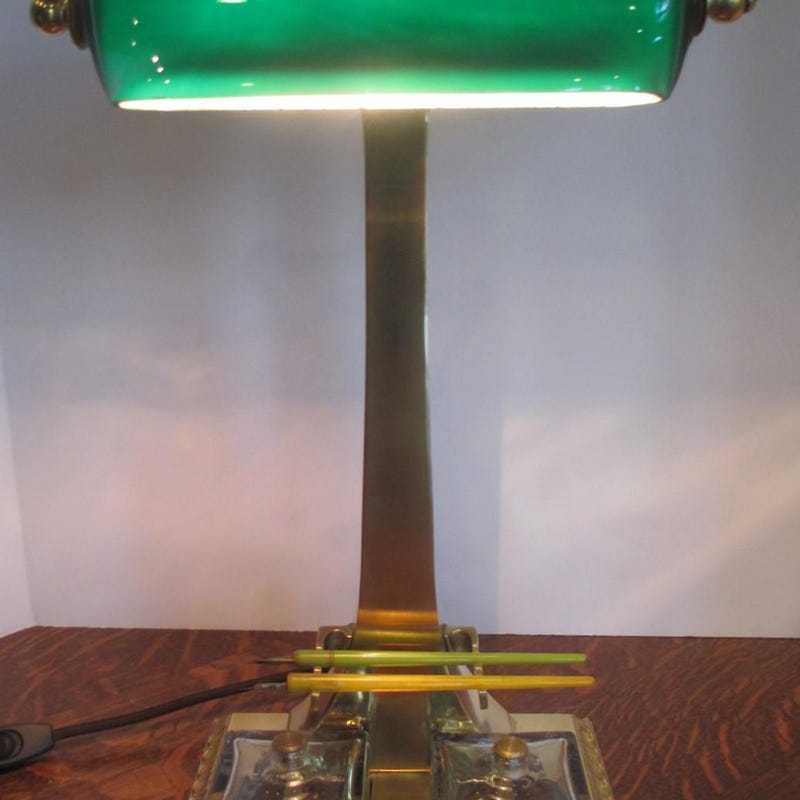 Bankers Lamp - Etsy