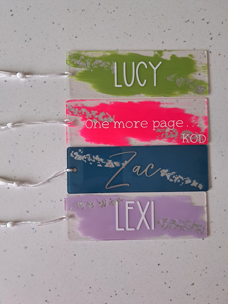 Personalised Bookmark Custom Bookmark Reader Gift Book Lover Gift ...