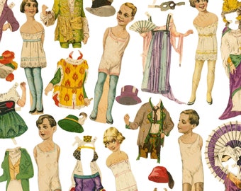 DIY Paper Doll, Chef, Chef Paper Doll, Art Doll, Bookmark, Teacher Gift ...