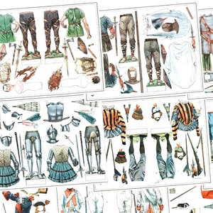 Paper Soldiers Printable Antique Digital Download Images #628 - Etsy