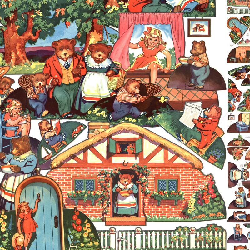 The Three Bears - Etsy