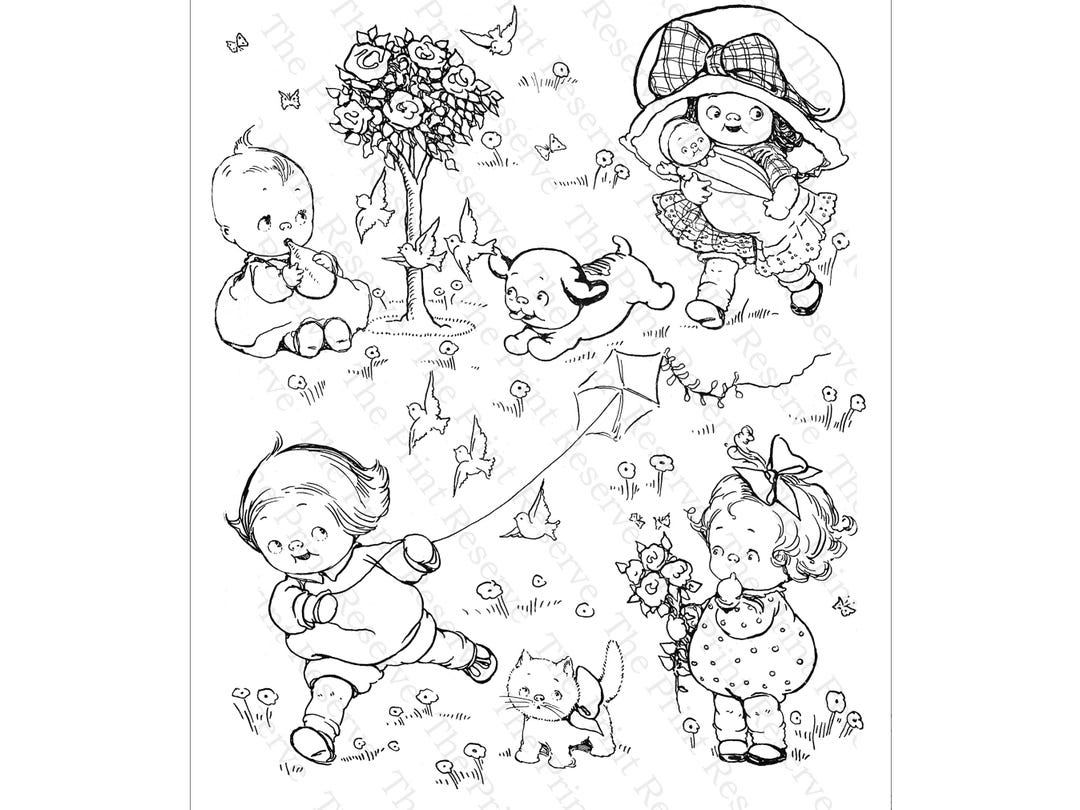 Dolly Dingle Margaret Hayes Grace Drayton Coloring Digital Download ...