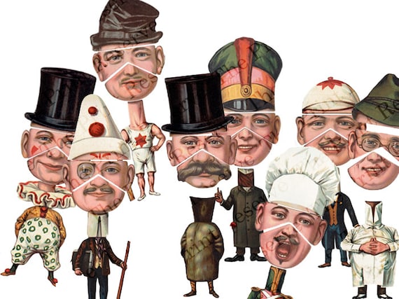 Printable Paper Toy Mix & Match Paper Doll Game Digital - Etsy