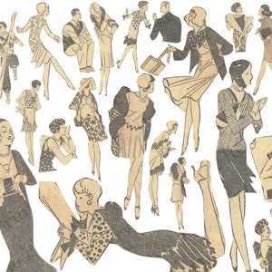 Digital 1920s Newspaper Comic Clipart Images Download Printable 20s ...