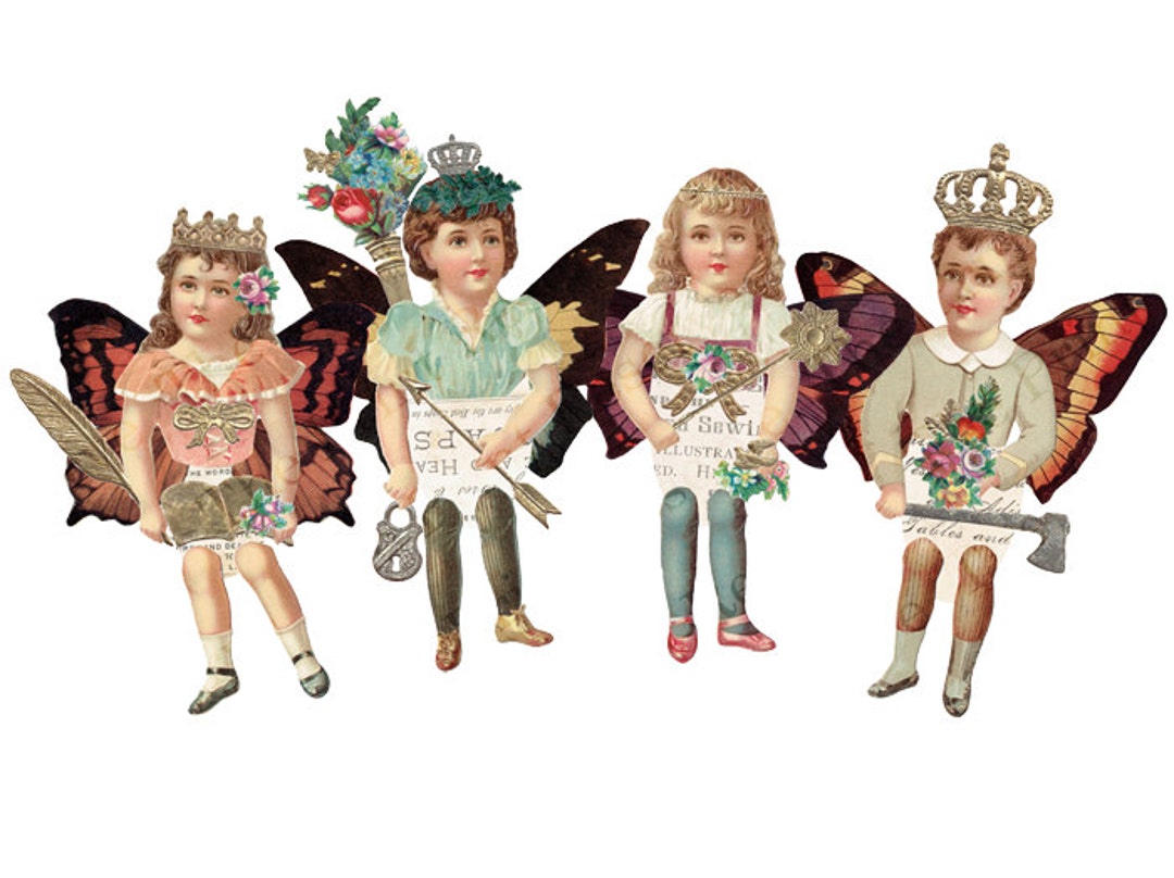 Printable Victorian Paper Doll Collage Kit Instant Digital Download - Etsy